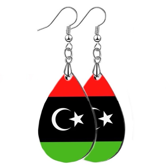 Jewelry | Libya Flag Earrings | Poshmark